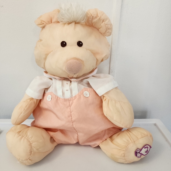 Fisher-Price | Toys | Fisher Price 986 Peach Bear Cub Puff A Lump Rare ...